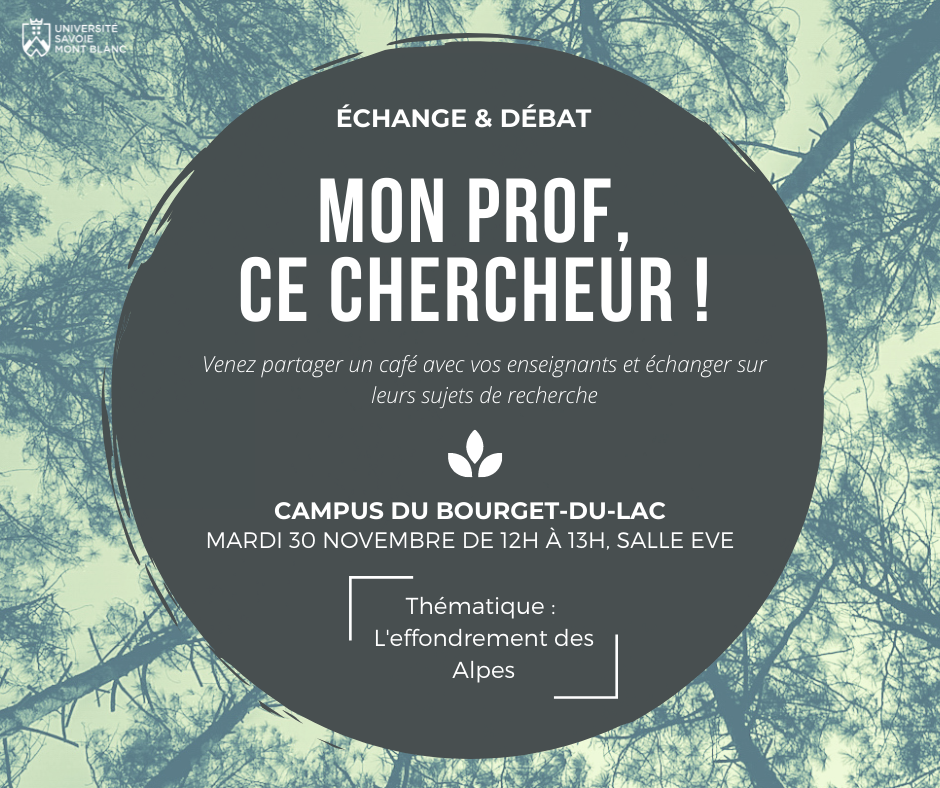 Mon prof, ce chercheur! - Café science de Chambéry